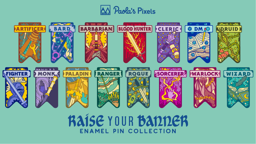 Raise Your Banner Kickstarter is now live! – Paola's Pixels