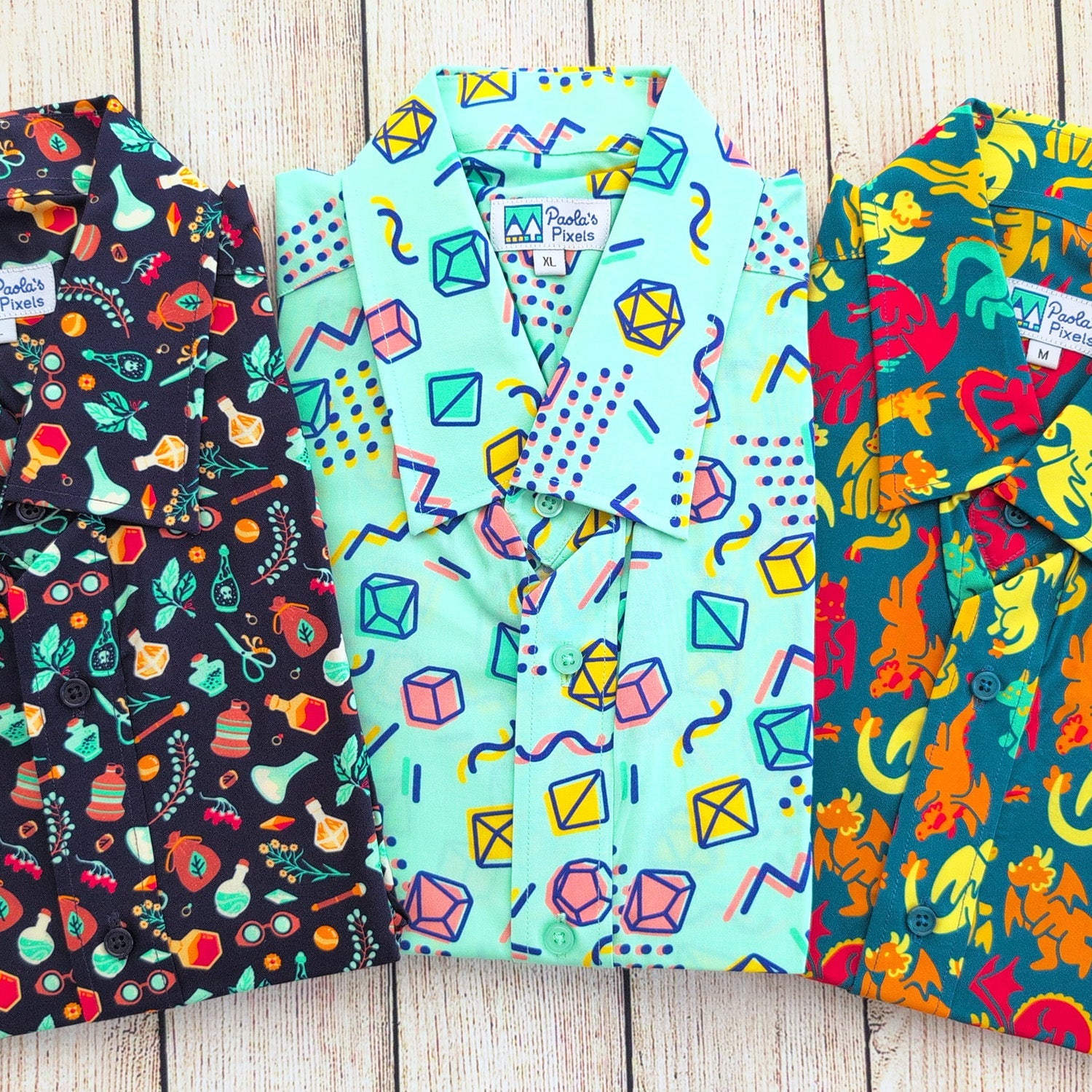 Button-Ups – Paola's Pixels