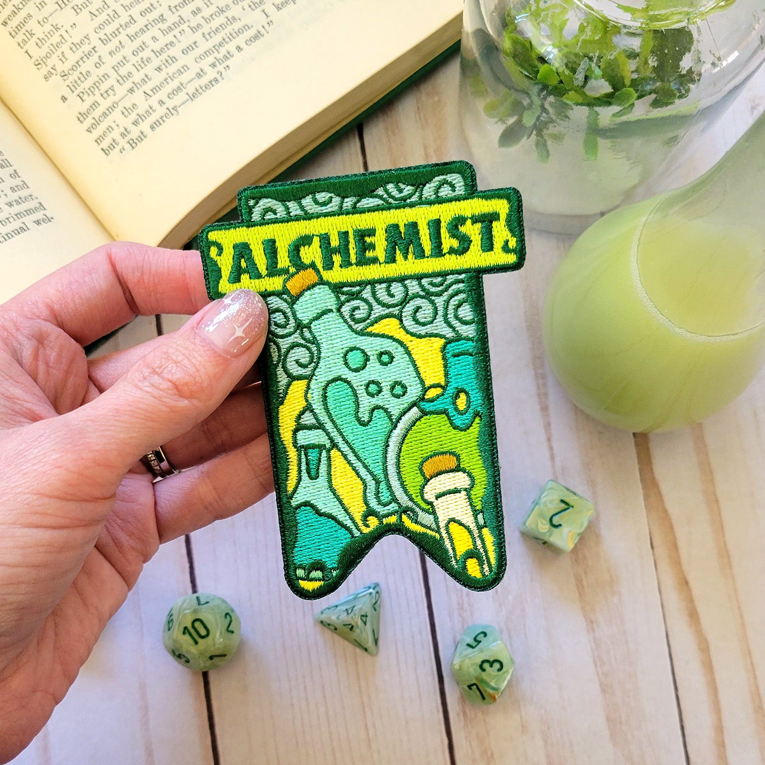 Alchemist Banner Patch – Paola's Pixels