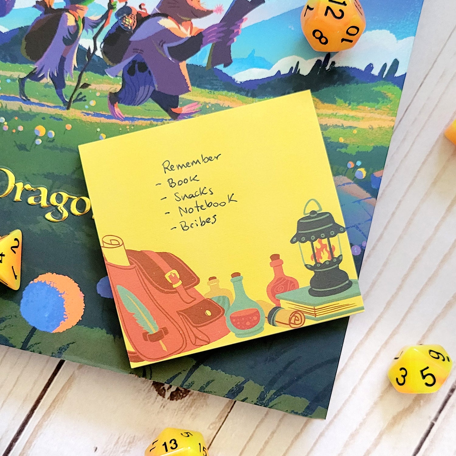 Adventurer's Desk Post-It Notes – Paola's Pixels