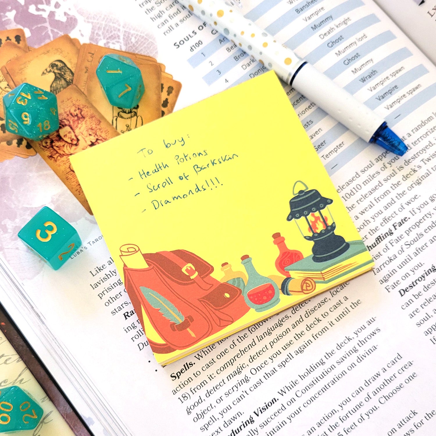 Adventurer's Desk Notepad – Paola's Pixels
