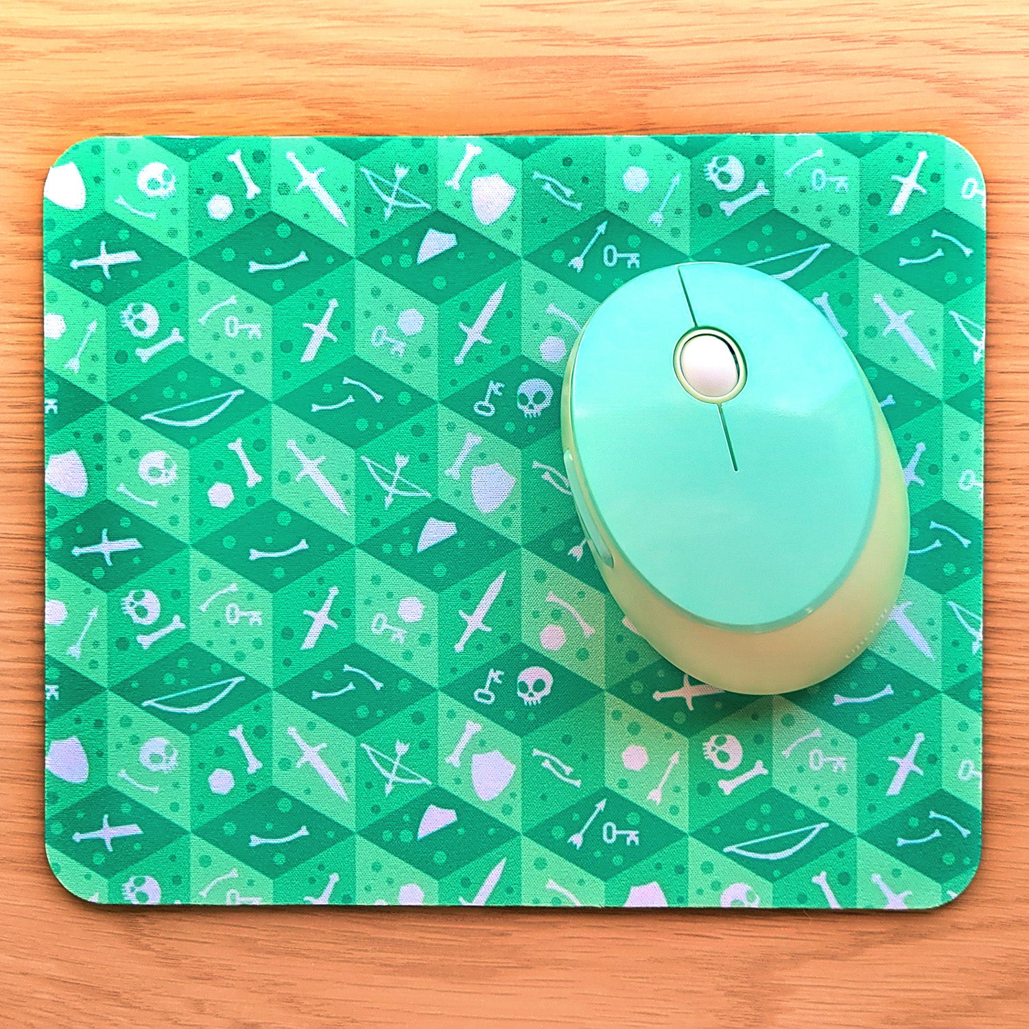 Gelatinous Cube Mouse pad – Paola's Pixels
