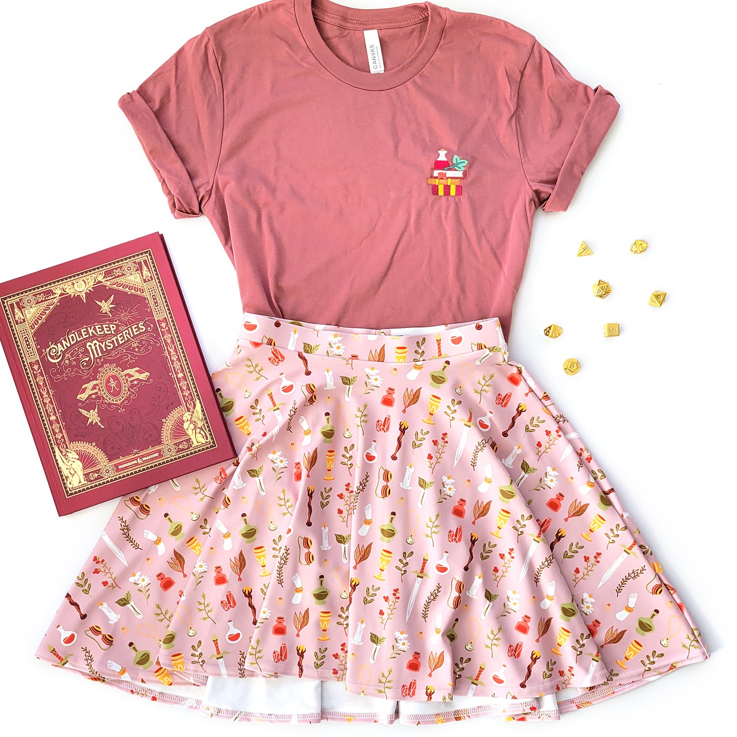 Spellcaster Skater Skirt – Paola's Pixels