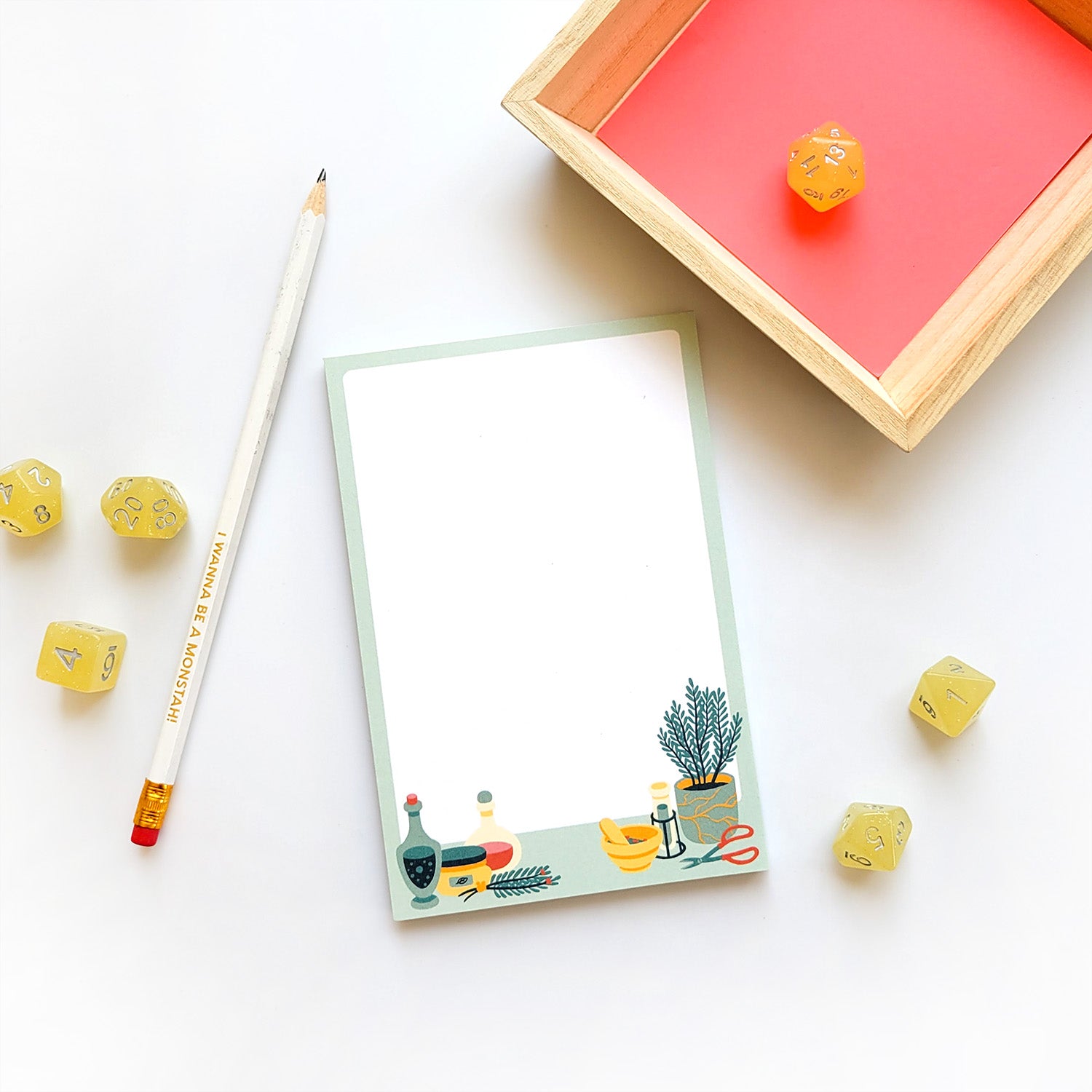 Minty RPG Notes Pad – Paola's Pixels