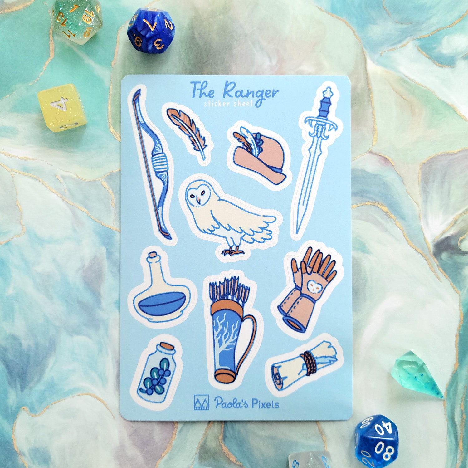 The Ranger Sticker Sheet – Paola's Pixels